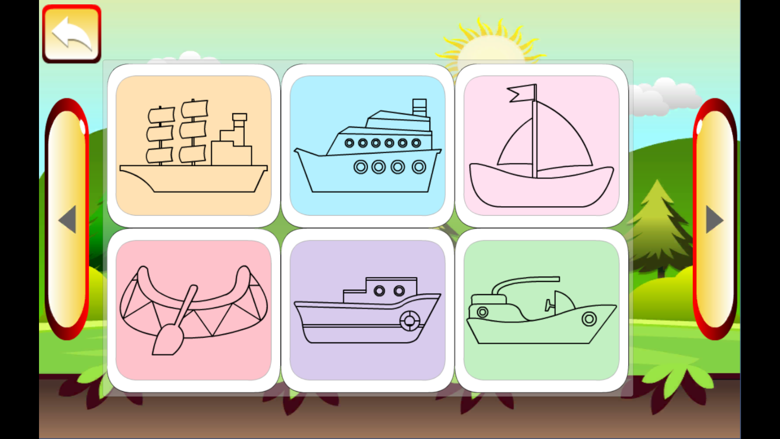 Edukida - Your Own Coloring Ships Unity Kids Game With Admob For Android and iOS by NorthPick